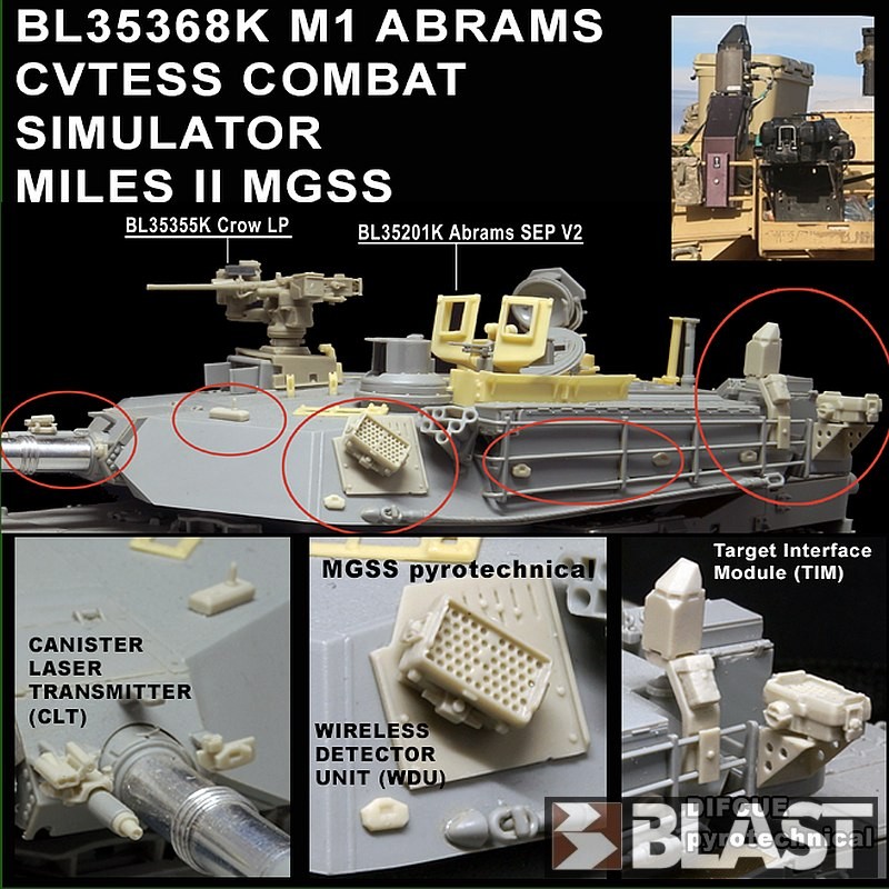 BL35368K - M1 ABRAMS CVTESS COMBAT SIMULATOR MILES II/MGSS