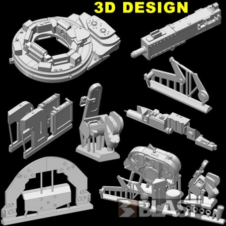 BL35430K - USMC M1A1 ABRAMS FEP SCWS CONVERSION 3D
