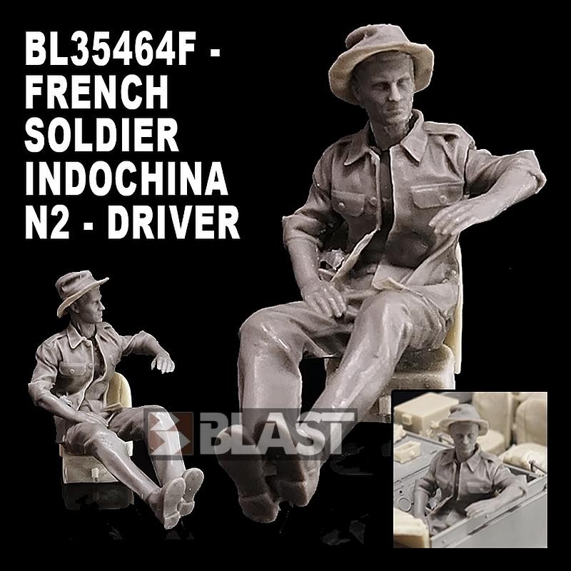BL35464F - FRENCH SOLDIER INDOCHINA N2 DRIVER