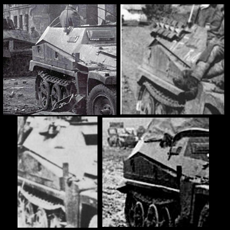 BL16038K SDKFZ 250 LATE WAR SIDE STOWAGE BIN - DAS WERK