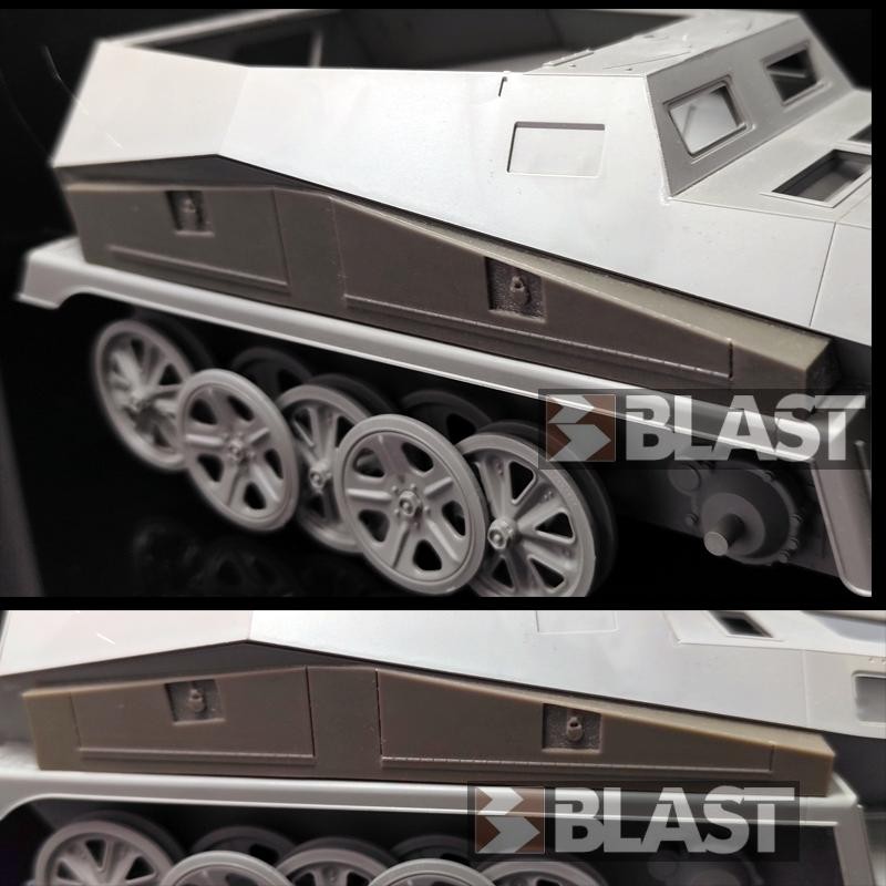 BL16038K SDKFZ 250 LATE WAR SIDE STOWAGE BIN - DAS WERK