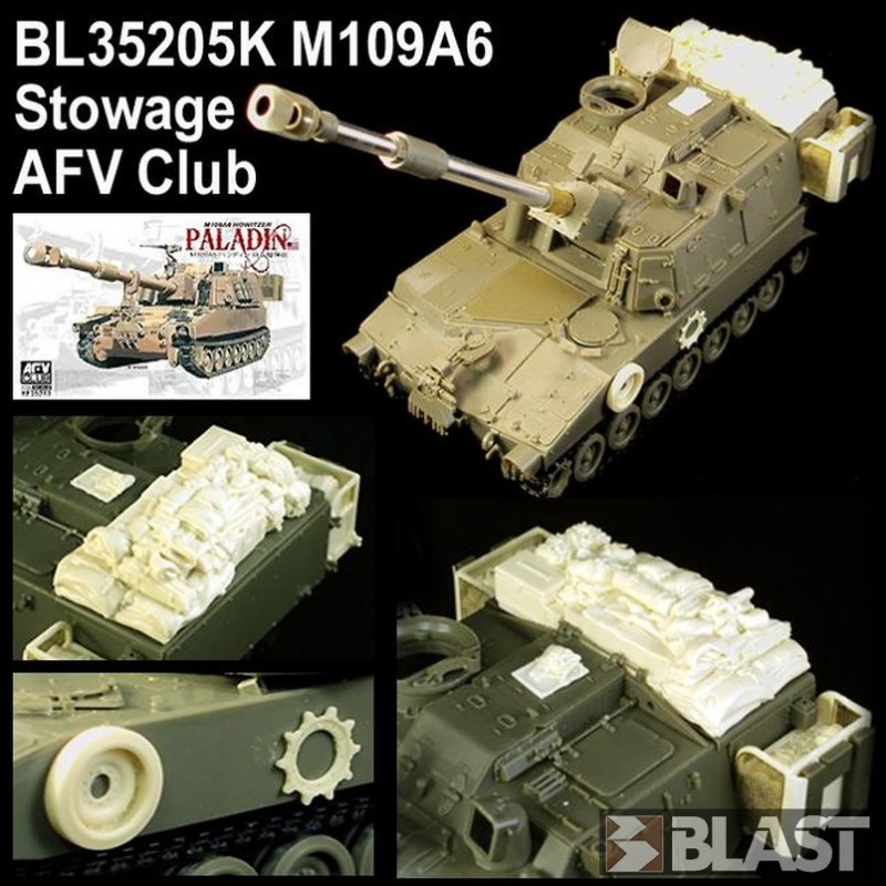 BL35205K US M109A6 PALADIN STOWAGE AFV CLUB